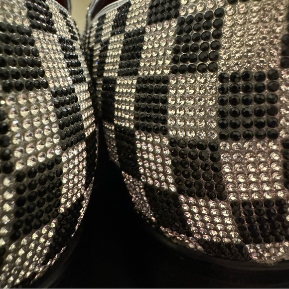 Alberto Fellini | Shoes | Nib Alberto Fellini Checkered Jeweled Loafers ...